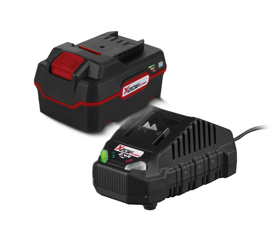 ZESTAW PARKSIDE Akumulator Bateria X 20 V Team 4Ah + ŁADOWARKA 2,4A ...
