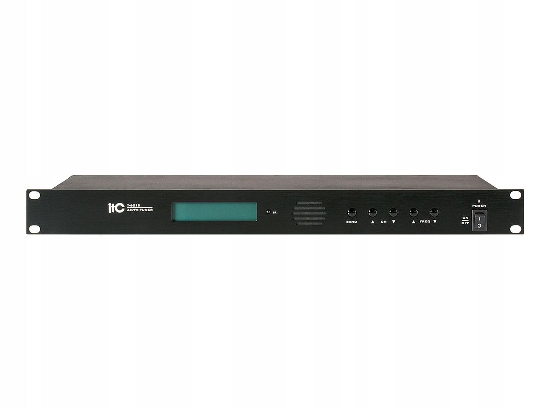 ITC T-6222 Tuner AM/FM 19" RACK 1U Instalacje - ERLI.pl