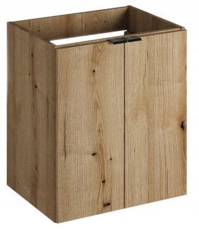 Szafka łazienkowa wisząca pod umywalkę Legno 50 cm dąb coast evoke ...