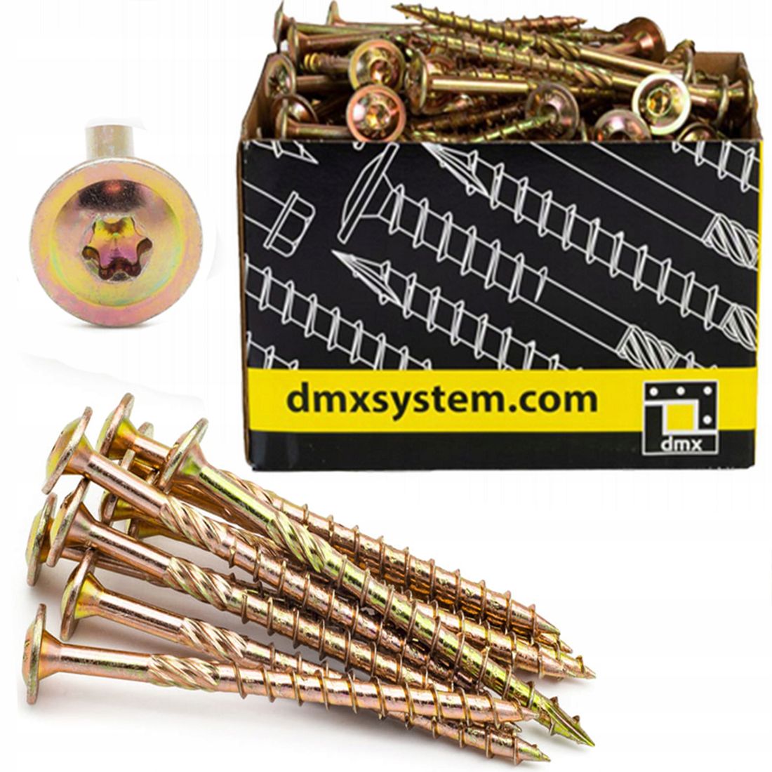 WKRĘTY CIESIELSKIE DO DREWNA TALERZOWE 6x100 100sz – 184846257 - ERLI.pl