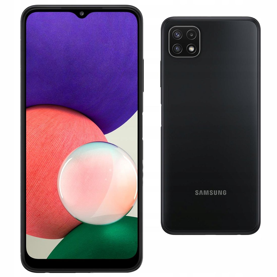 IDEALNY DUŻY SMARTFON SAMSUNG A22 5G SM-A226B/DSN 4/128GB CZARNY ...