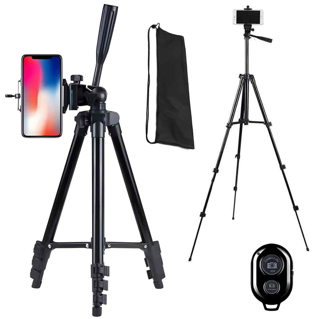 TRIPOD™ Statyw Do Zdjec Z Pilotem Bluetooth Mocny Stojak Na Telefon ...