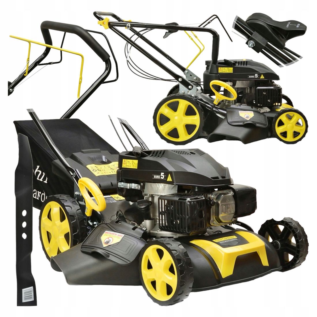 KOSIARKA SPALINOWA Z NAPĘDEM MOCNA 7KM DO TRAWY MULCZOWANIE 46cm G83056 - ERLI.pl