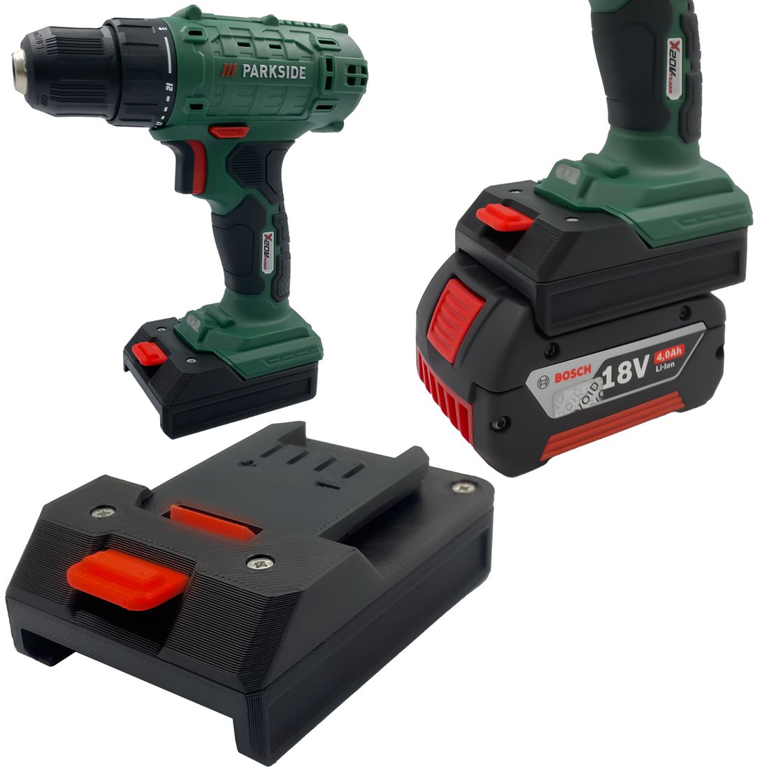 Adapter Bosch 18V Parkside X20V Bateria Akumulator – 186506071 - ERLI.pl