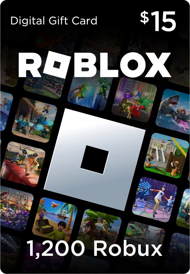 1200 RS Robux Roblox 15$ kod karta podarunkowa - ERLI.pl 1200 RS Robux Roblox 15$ kod karta podarunkowa - ERLI.pl