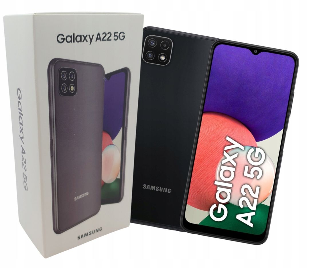 Samsung Galaxy A22 5G SM-A226B/DSN 4/64GB Szary | ORYGINALNE OPAKOWANIE ...