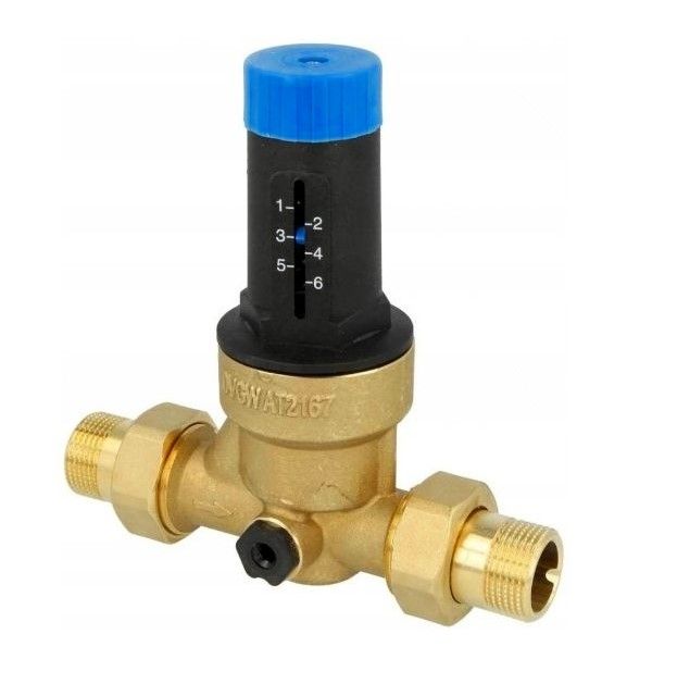 Reduktor Regulator ciśnienia wody ze śrubunkami 1" cal WATTS – 187104645 - ERLI.pl