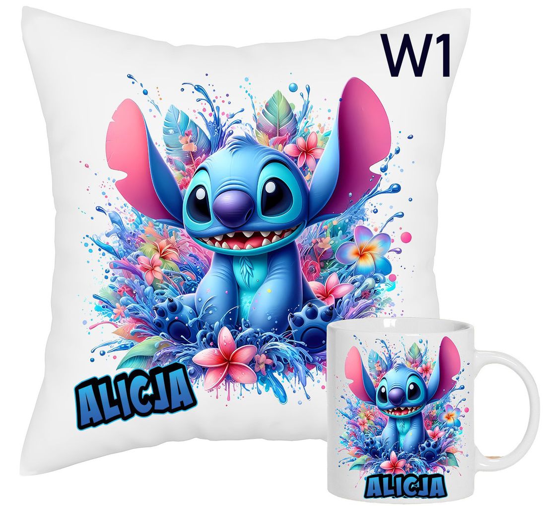 Zestaw Poduszka Kubek Lilo Stitch Disney Na Prezent Dla Dziecka - ERLI.pl