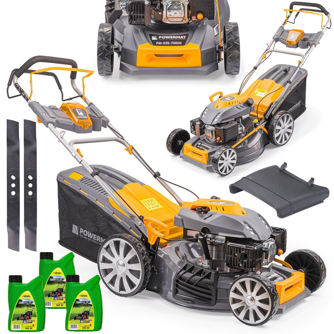 KOSIARKA SPALINOWA Z NAPĘDEM 51CM 7KM METALOWA OBUDOWA PROFI +3XOLEJ - ERLI.pl