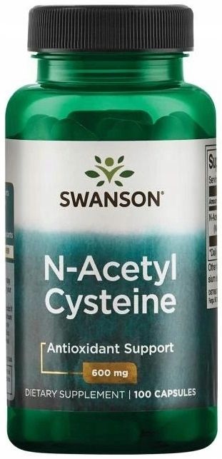 SWANSON N-ACETYL CYSTEINE 600 MG 100k NAC CYSTEINA – 189317604 - ERLI.pl