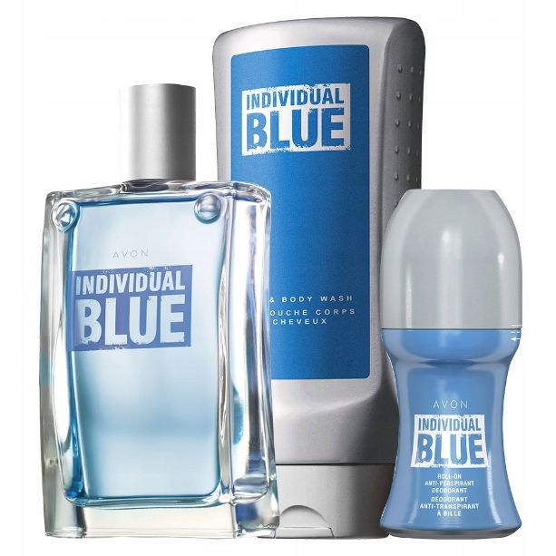 AVON Individual Blue Zestaw Prezentowy Kosmetyków Męskich 3w1 - ERLI.pl