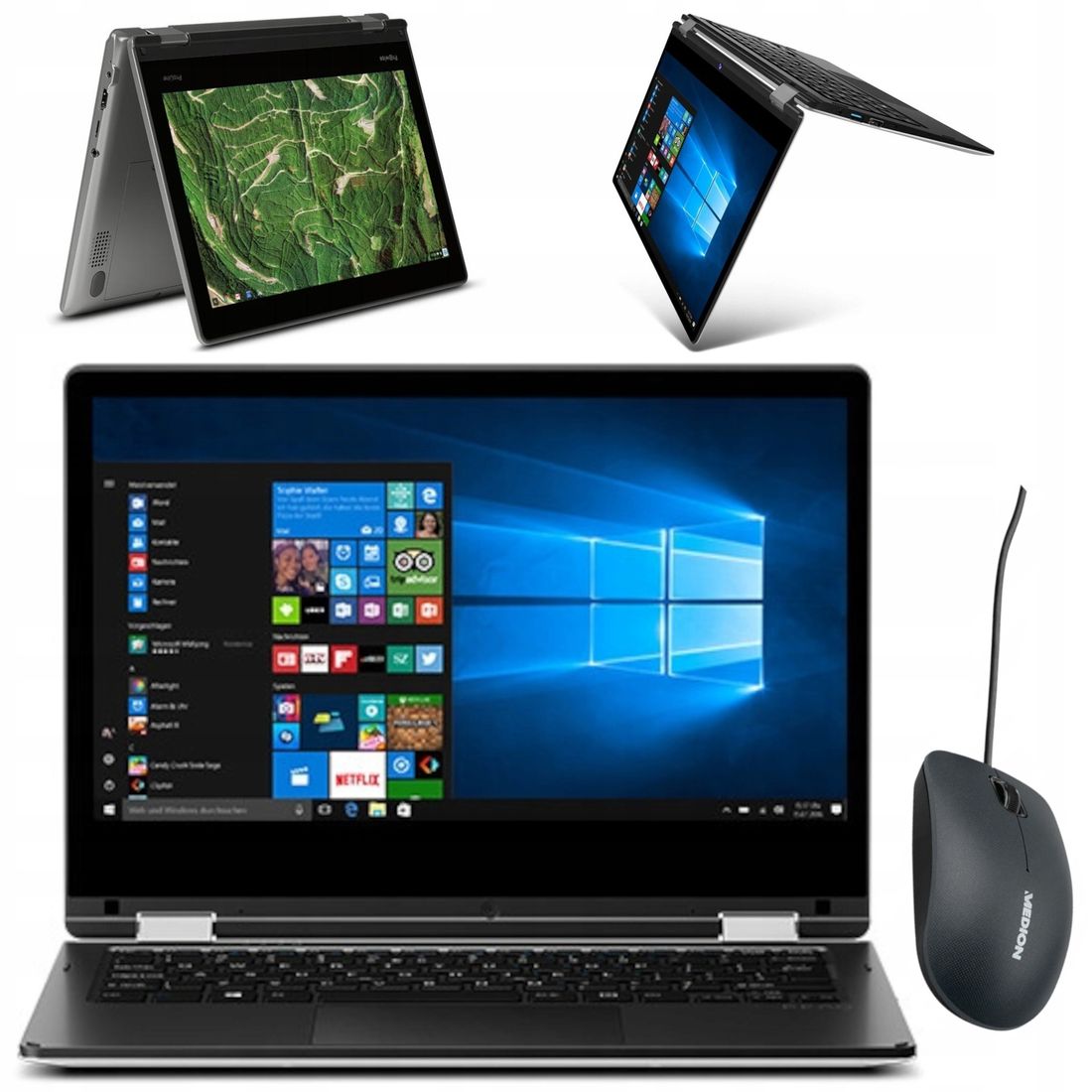 MAŁY LAPTOP MOBILNY TABLET PROWISE PROLINE WINDOWS 2GB/64GB HD 11,6 ...