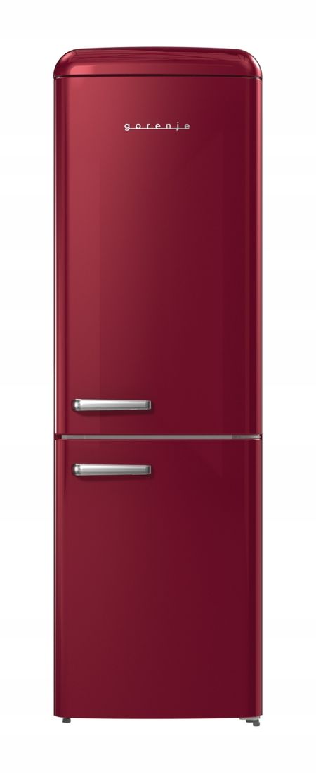 Lodówka retro Gorenje ONRK619DR No Frost 194cm Bordowa AdaptTech Komora 0 – 190329956 - ERLI.pl