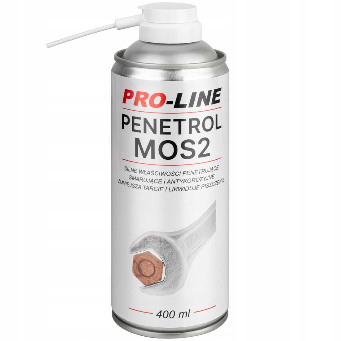 Odrdzewiacz silnie penetrujący RDZA PENETROL MoS2 PRO-LINE spray 400ml - ERLI.pl