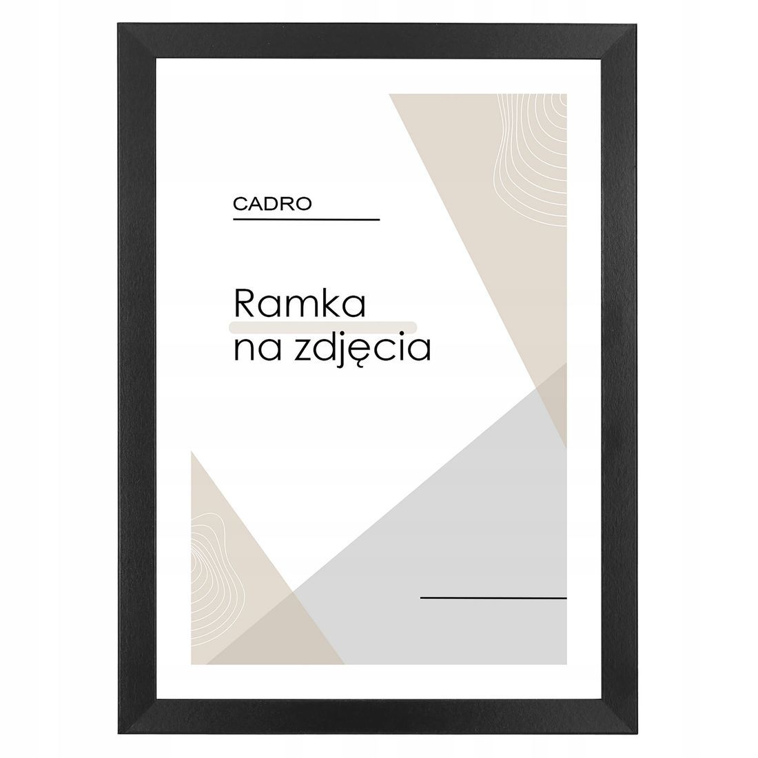 Ramka 30x40 czarna na zdjęcia dyplom foto 40x30 – 162917239 - ERLI.pl