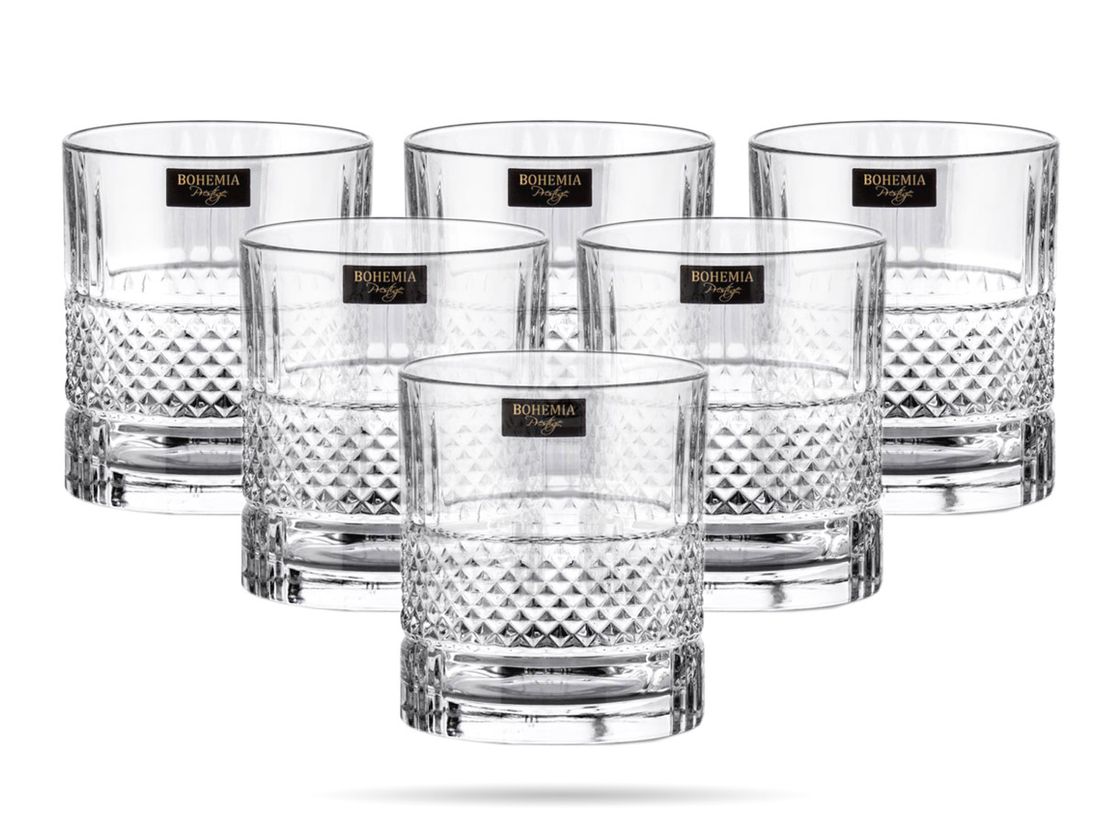 Zestaw 6 szklanek 340 ml whisky ELEGANTE BOHEMIA – 120103866 - ERLI.pl