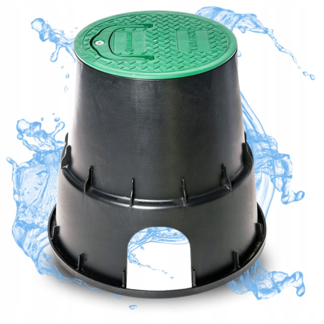 STUDZIENKA ZAWOROWA SKRZYNKA MINI OKRĄGŁA RAIN RAINWORKS OGRODOWA – 192616989 - ERLI.pl