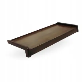 Parapet Zewnętrzny STAL Stalowy, ZAŚLEPKI ALU szer. 27,5 cm dł. 50cm ...