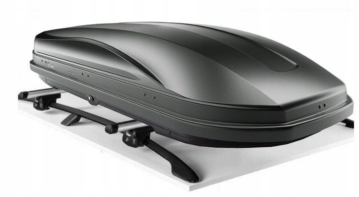 HAKR MAGIC 320 Litrów GRAFITOWY MAT box dachowy bagażnik autobox ...