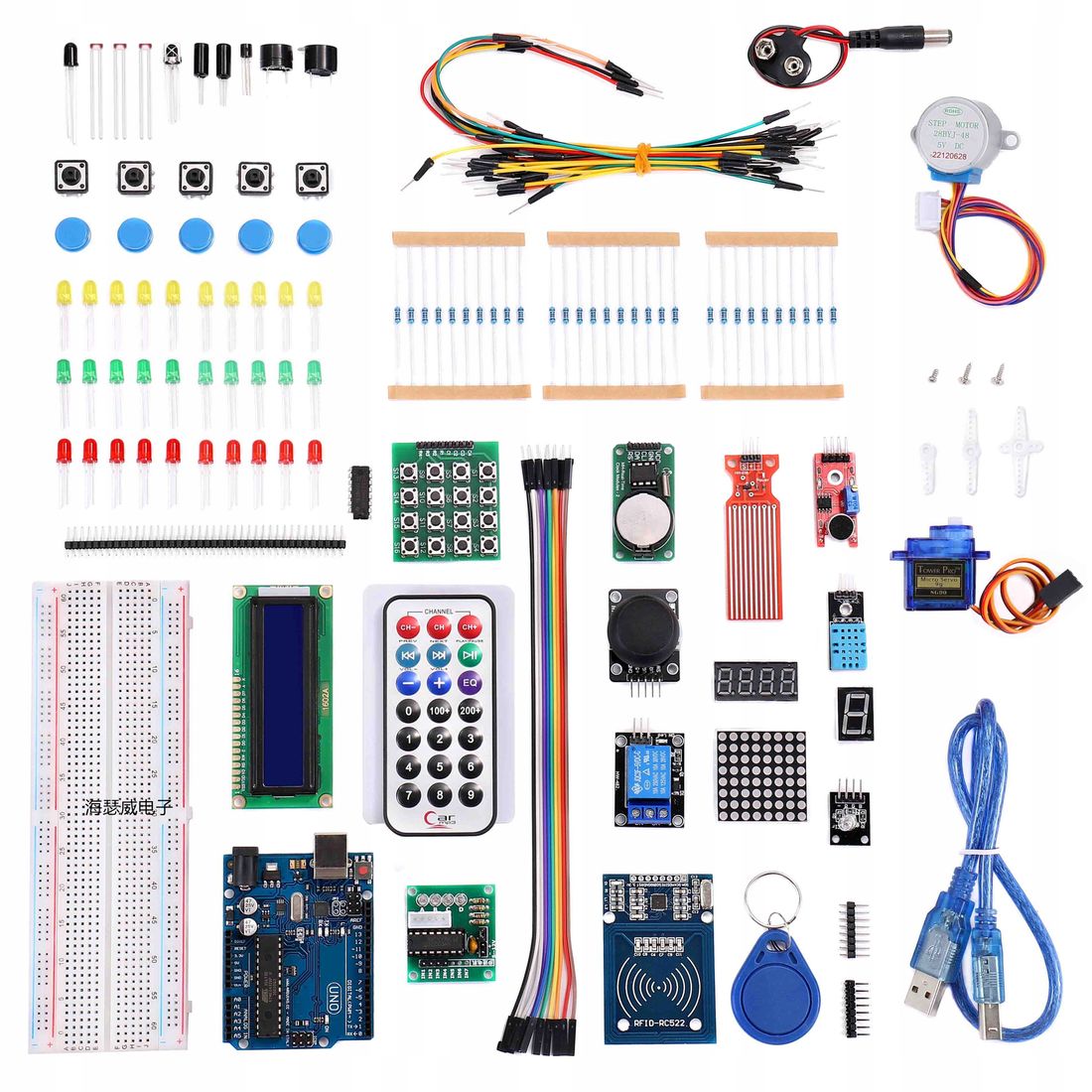 Zestaw Arduino UNO R3 CH340 STARTER KIT XXL – 134802541 - ERLI.pl