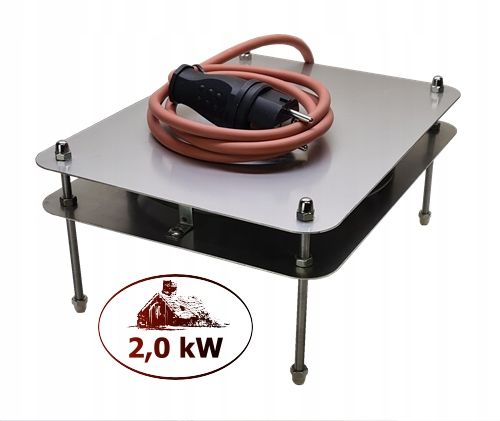 Grzałka do wędzarni oraz suszarni o mocy 2,0 kW 2000 W z przewodem ...