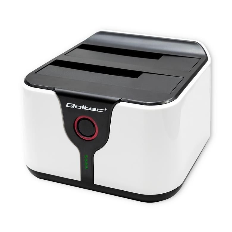 Stacja dokująca Qoltec do dysków HDD SSD 2.5 Stacja dokująca Qoltec do dysków HDD SSD 2.5