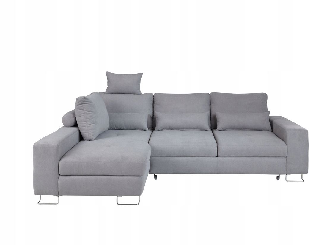 Benix nowoczesny narożnik Asti z pojemnikiem i funkcją spania PROMOCJA ...