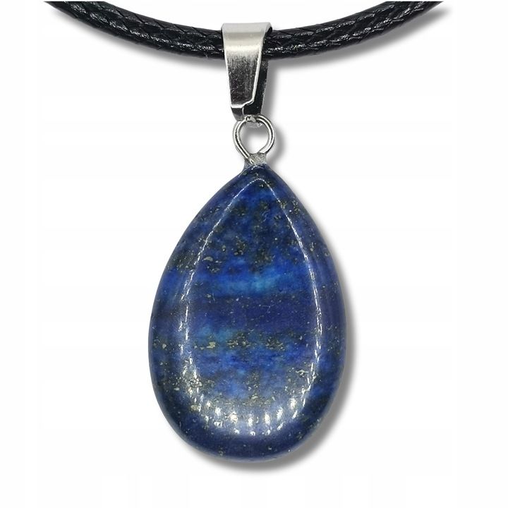 WISIOREK, kamień naturalny, LAPIS LAZULI, LAZURYT, zawieszka ...