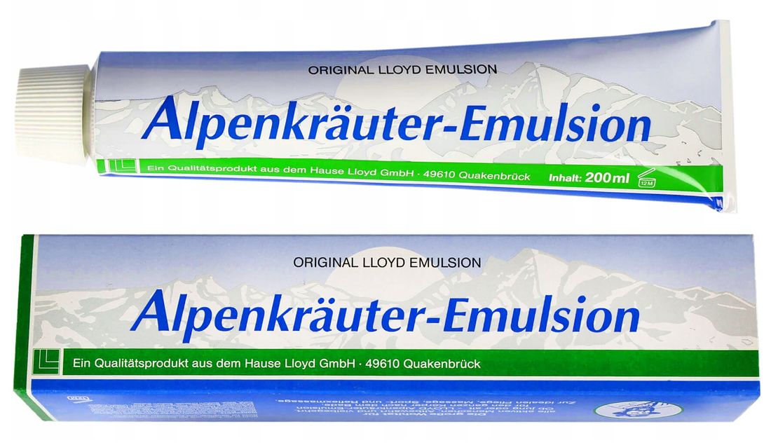 Alpenkrauter Emulsion NIEMIECKA Emulsja Maść Przeciwbólowa 200ml ...