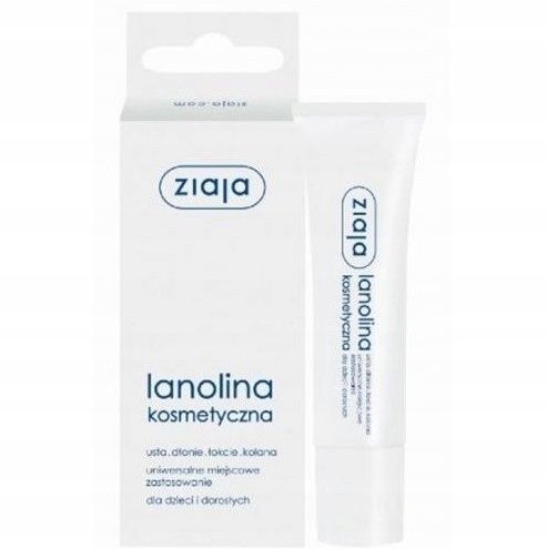 Ziaja Lanolina kosmetyczna usta,dłonie,łokcie,kolana 10g - ERLI.pl