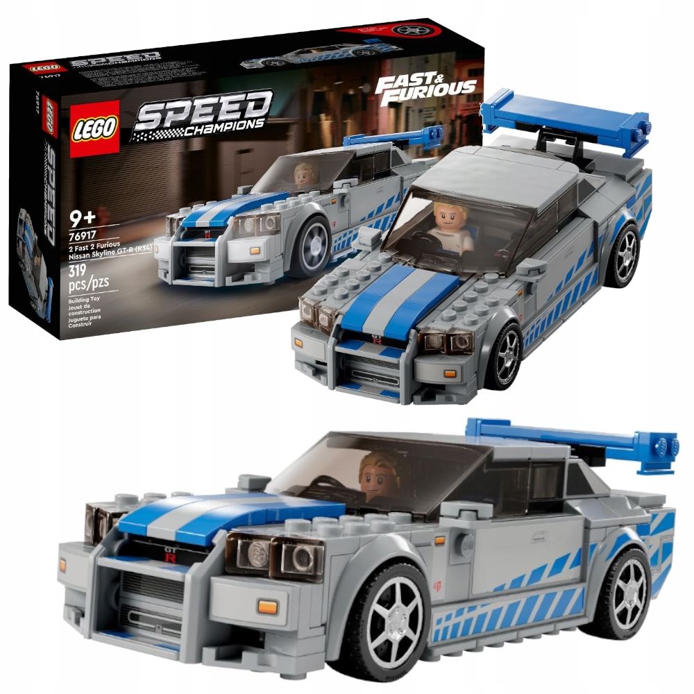 LEGO Speed Champions 76917 Fast & Furious Nissan Skyline GT-R R37 ...