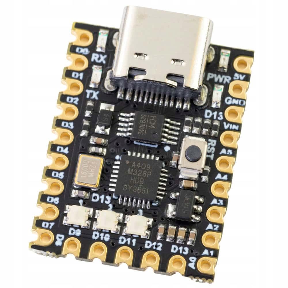 Nano SuperMini ATmega328P Z USB-C zgodny z Arduino - ERLI.pl