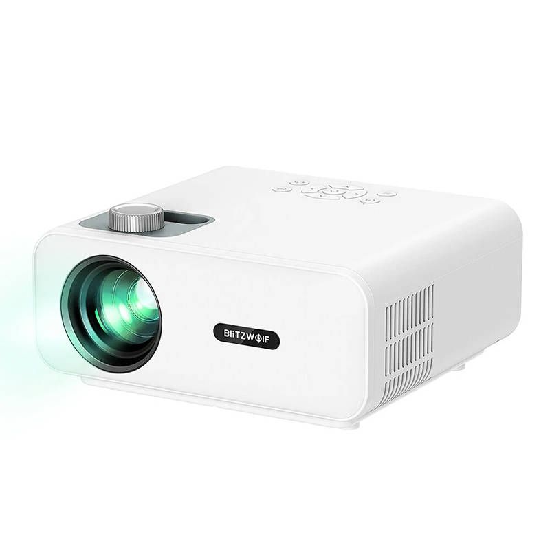 Rzutnik / Projektor LED BlitzWolf BW-V5 1080p, HDMI, USB, AV (biały ...