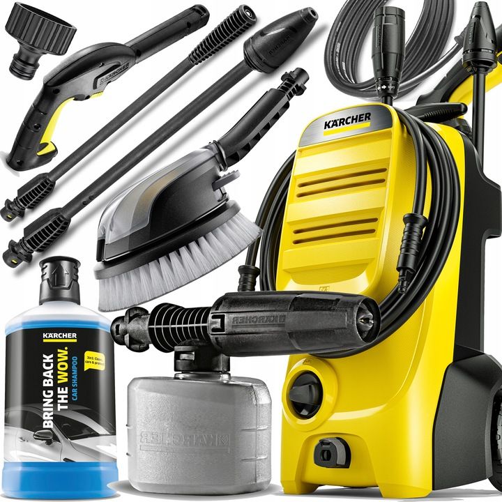 MYJKA CIŚNIENIOWA KARCHER K 4 COMPACT CLASSIC CAR MOCNA KOMPAKTOWA ZESTAW – 194918512 - ERLI.pl