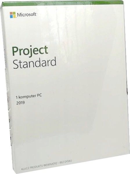 Microsoft Project 2019 Standard PL 1 PC / licencja wieczysta BOX 076 ...