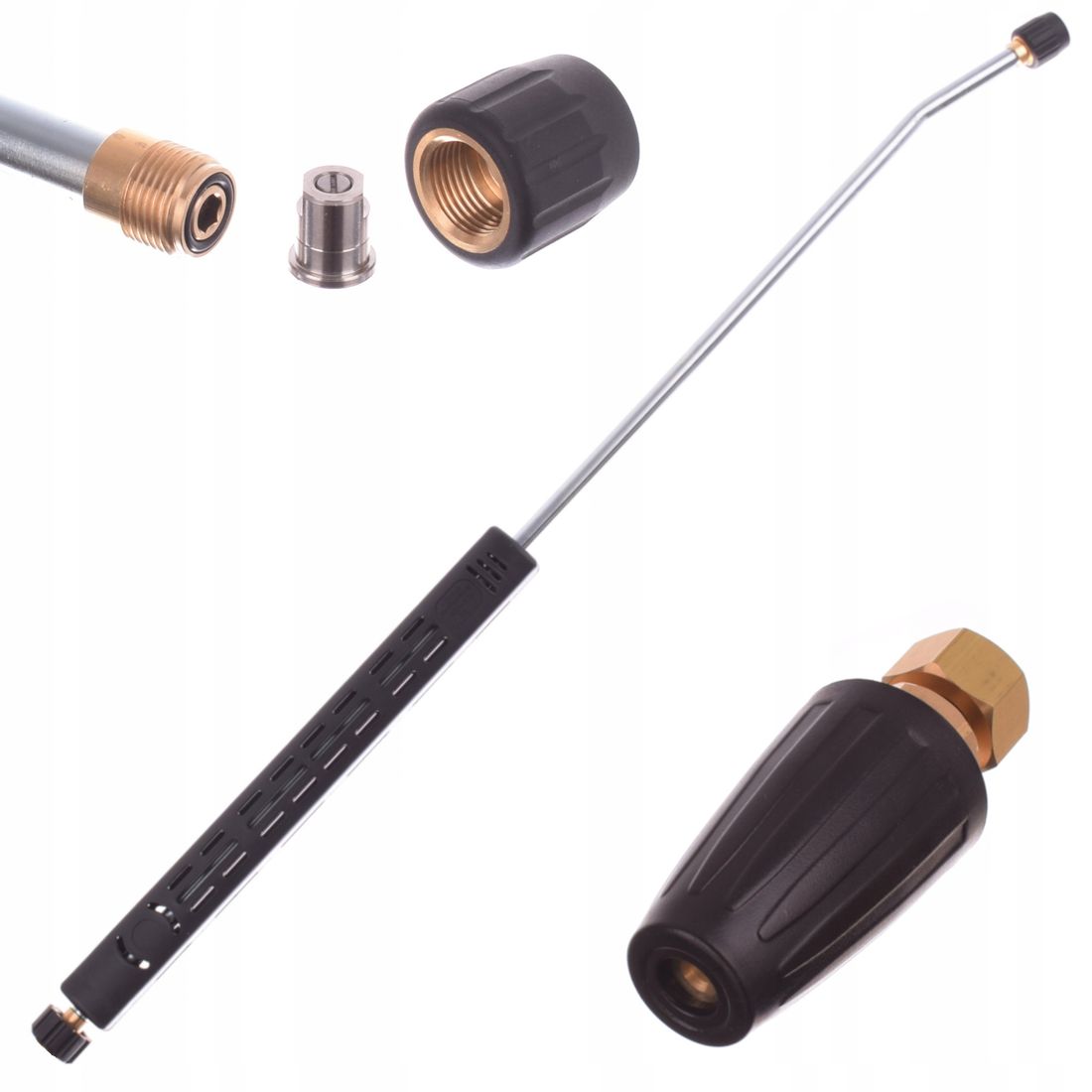 Lanca 900mm dysza PŁASKA ROTACYJNA TURBODYSZA do Myjki KARCHER HD HDS M22 - ERLI.pl