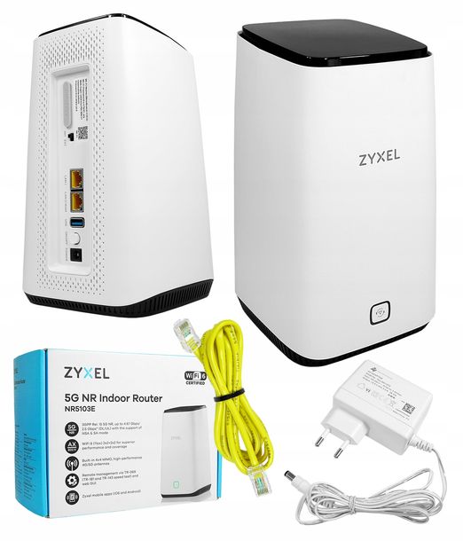 ZyXel NR5103E router 4G LTE 5G WiFi AX LAN 2,5 GbE – 155745801 - ERLI.pl