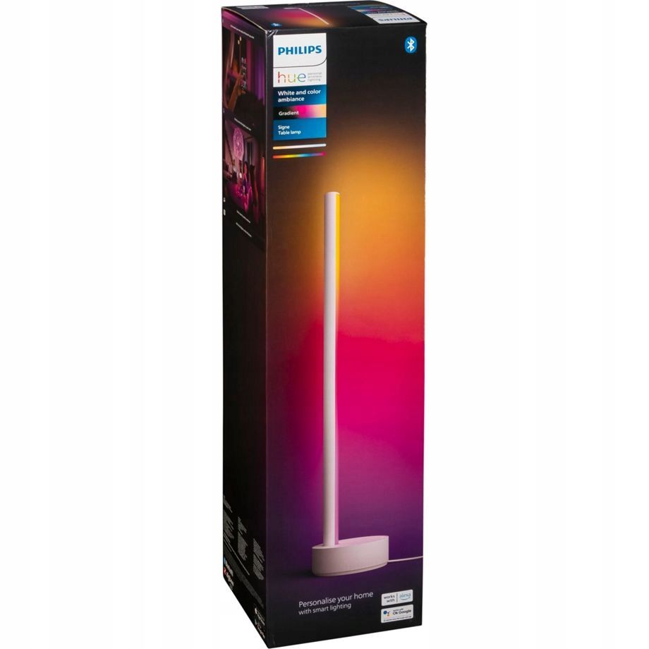 Philips Hue Lampa Stołowa Gradient Signe biała – 196539003 - ERLI.pl