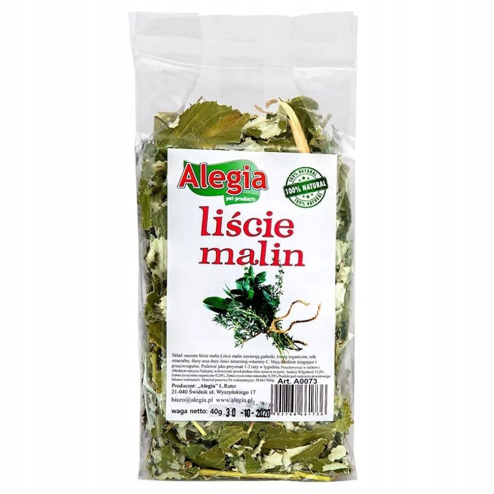 ALEGIA Liście Malin 40g – 198192527 - ERLI.pl
