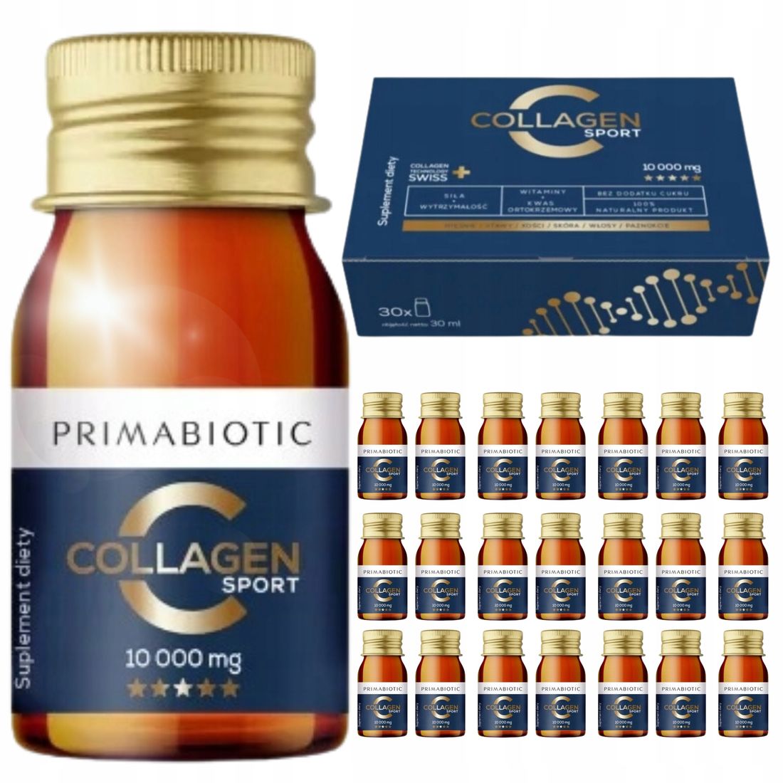 Kolagen do picia suplement diety Primabiotic Collagen Sport 30 ml 30 szt – 165941884 - ERLI.pl