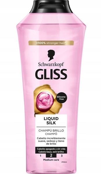 Gliss Szampon do włosów Liquid Silk, 400 ml - ERLI.pl