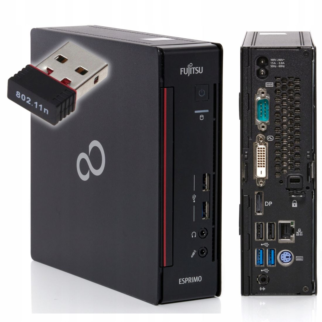 Komputer Fujitsu Q556 I5 6GEN 8GB DDR4 256GB SSD Mini Windows 10 WiFi ...