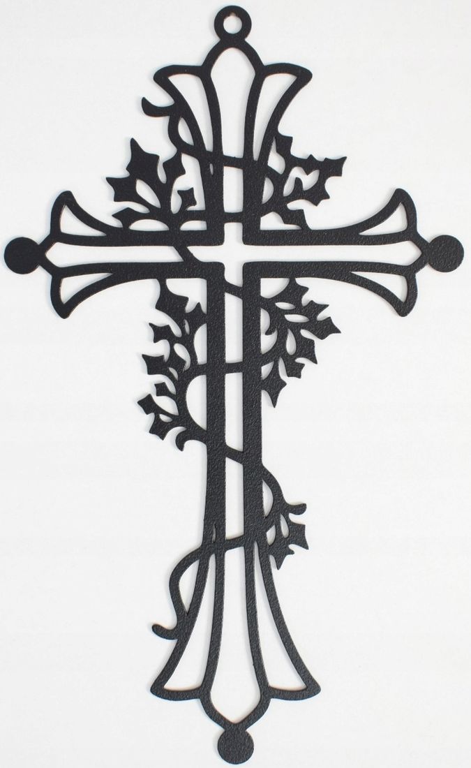 Krzyż metalowy na ścianę dewocjonalia ozdoba 30 cm – 199349291 - ERLI.pl Krzyż metalowy na ścianę dewocjonalia ozdoba 30 cm – 199349291 - ERLI.pl