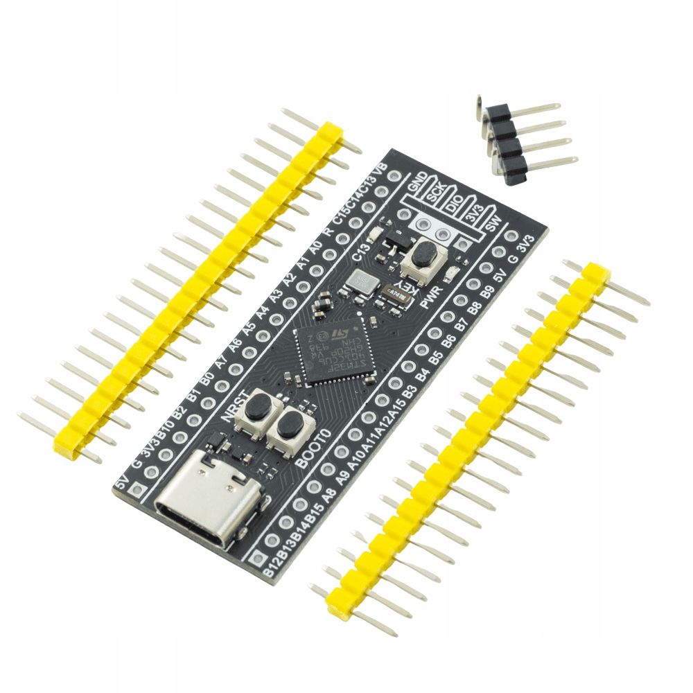 STM32F411CEU6 BlackPill Arduino STM32 MicroPython ARM Cortex + goldpin – 145651482 - ERLI.pl