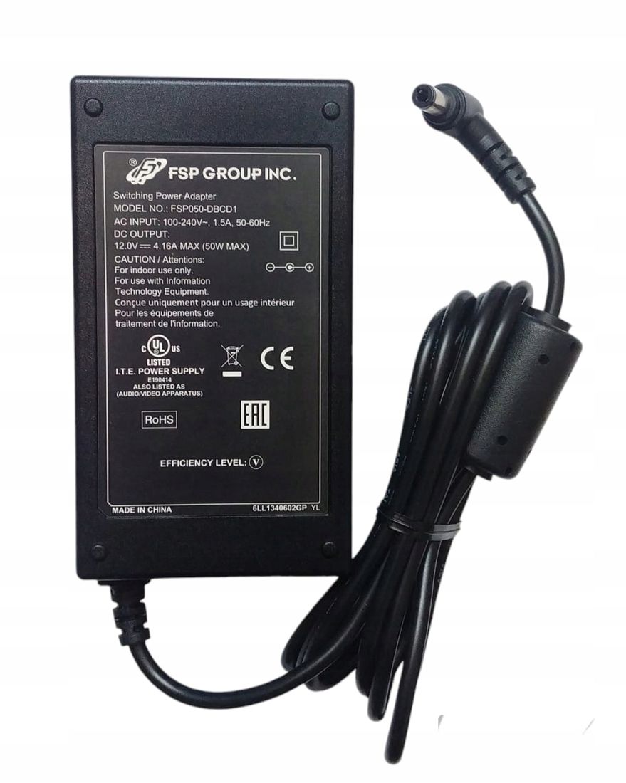 Oryginalny Zasilacz CANAL+ FSP GROUP INC model FSP050-DBCD1 12V 4,16A ...