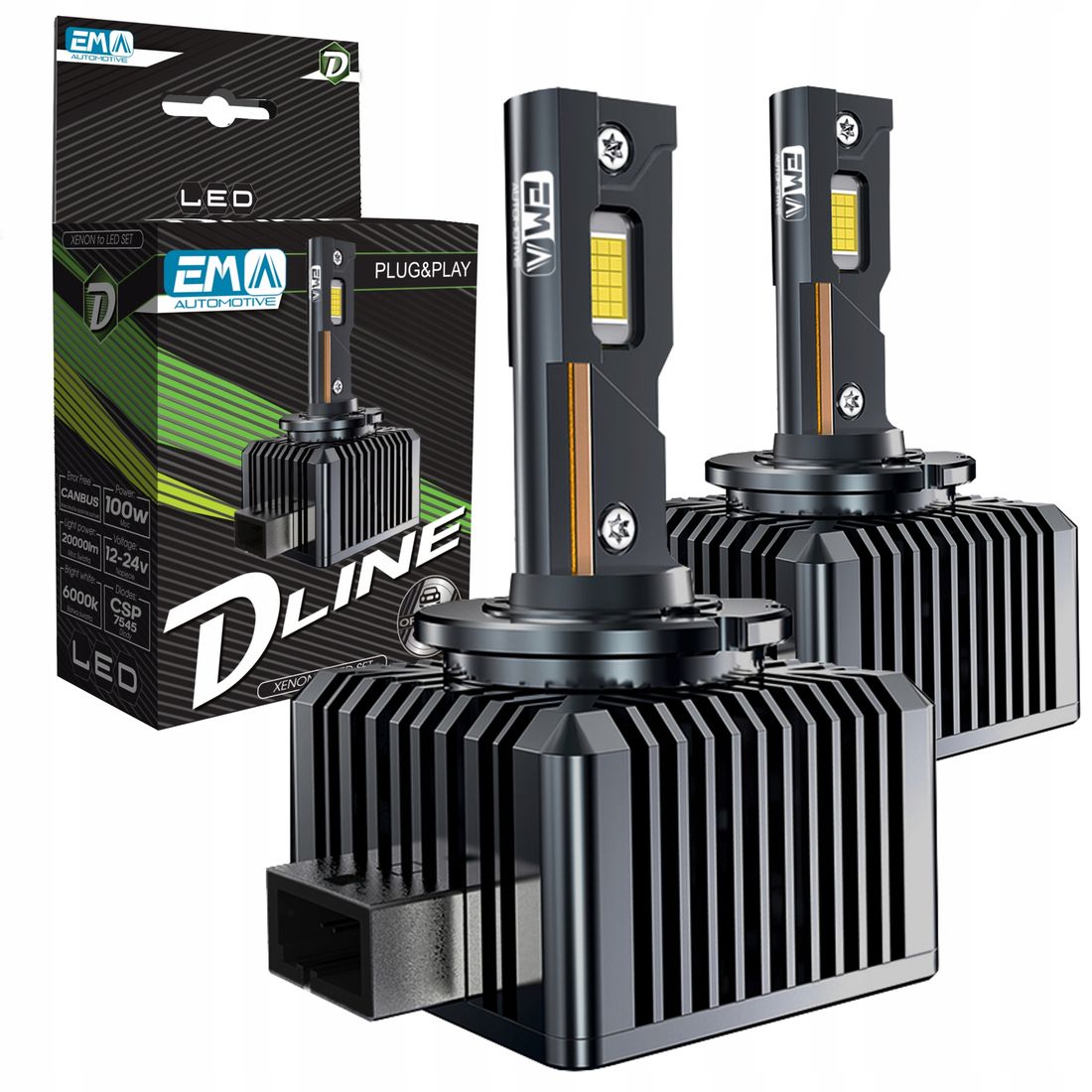Retrofit D1S LED Plug&Play Xenon 6000K 20000lm – 151639884 - ERLI.pl
