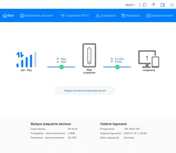 Huawei B628 Router WiFi 4G LTE SIM VoLTE Bridge Agregacja 3 pasm 600Mb ...