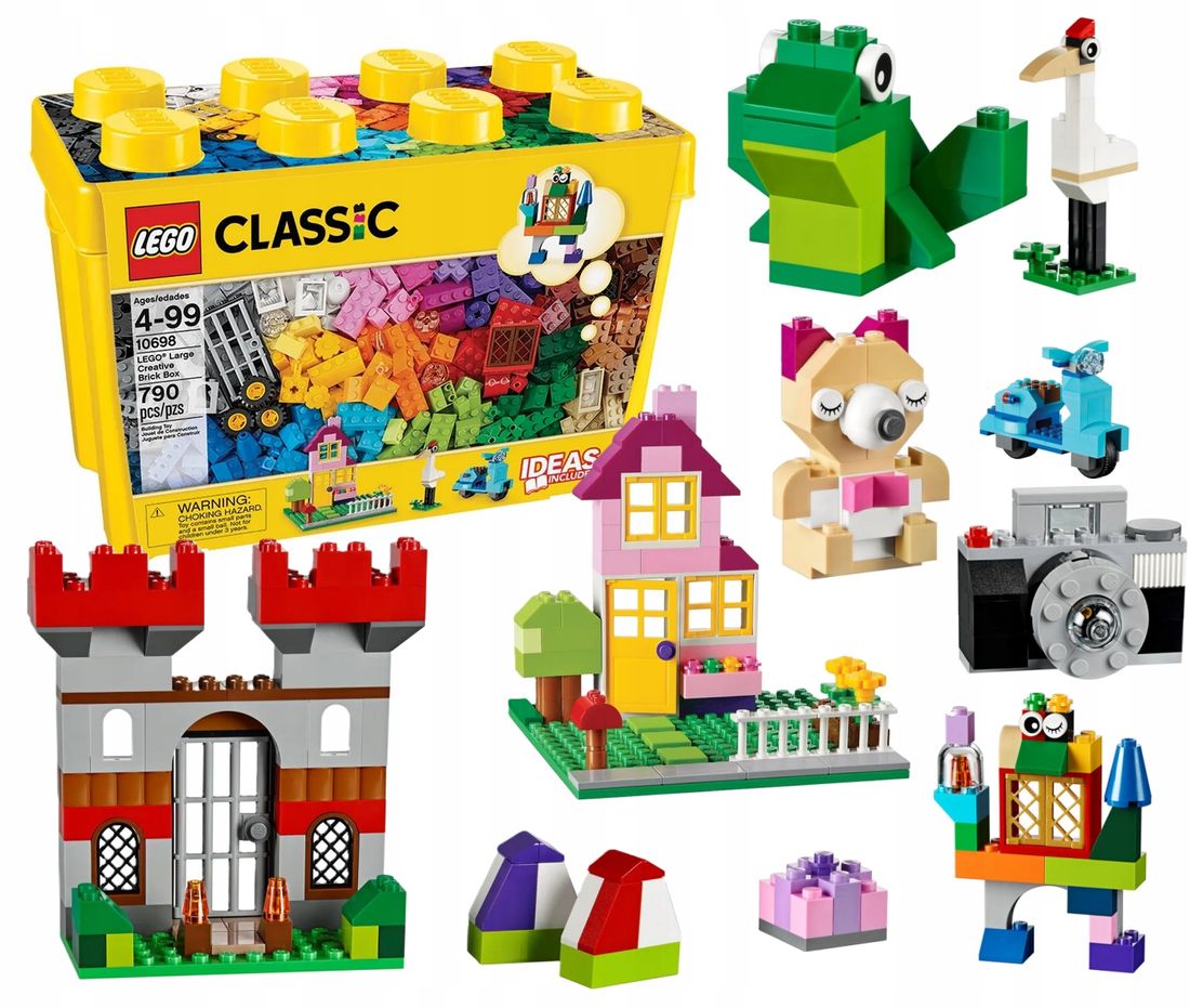 LEGO CLASSIC 10698 KREATYWNE KLOCKI, DUŻE PUDEŁKO XXL PREZENT DLA ...