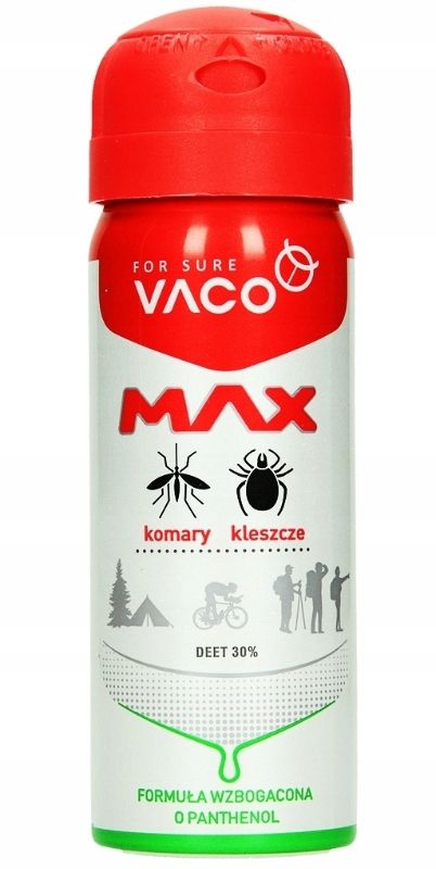VACO Spray MAX na komary, kleszcze, meszki 50 ml – 201144194 - ERLI.pl