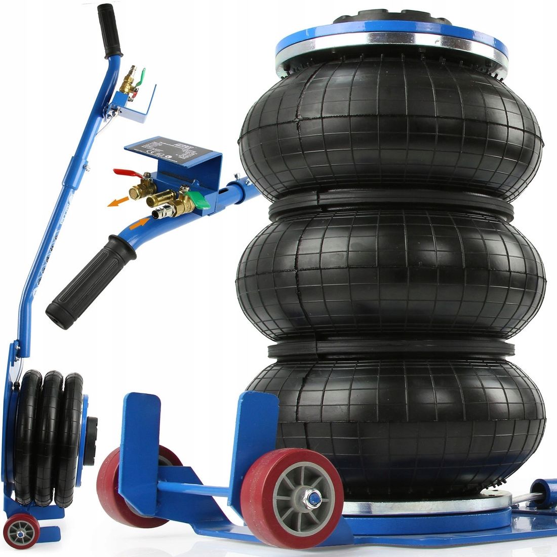 PODNOŚNIK PNEUMATYCZNY PODUSZKA BAŁWANEK 3,5T + GUMA – 219167150 - ERLI.pl